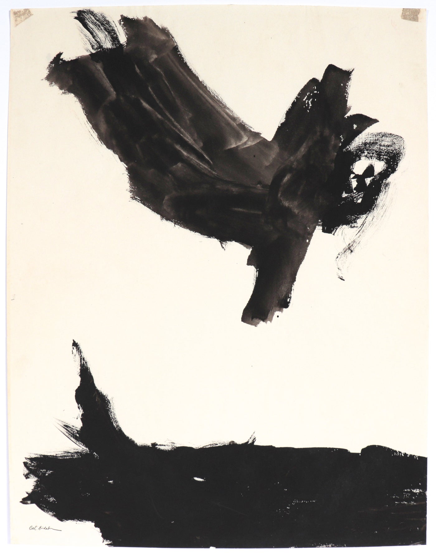 Calvin Anderson | "Janitor's Closet" 1940s Oil Scene - Lost Art Salon