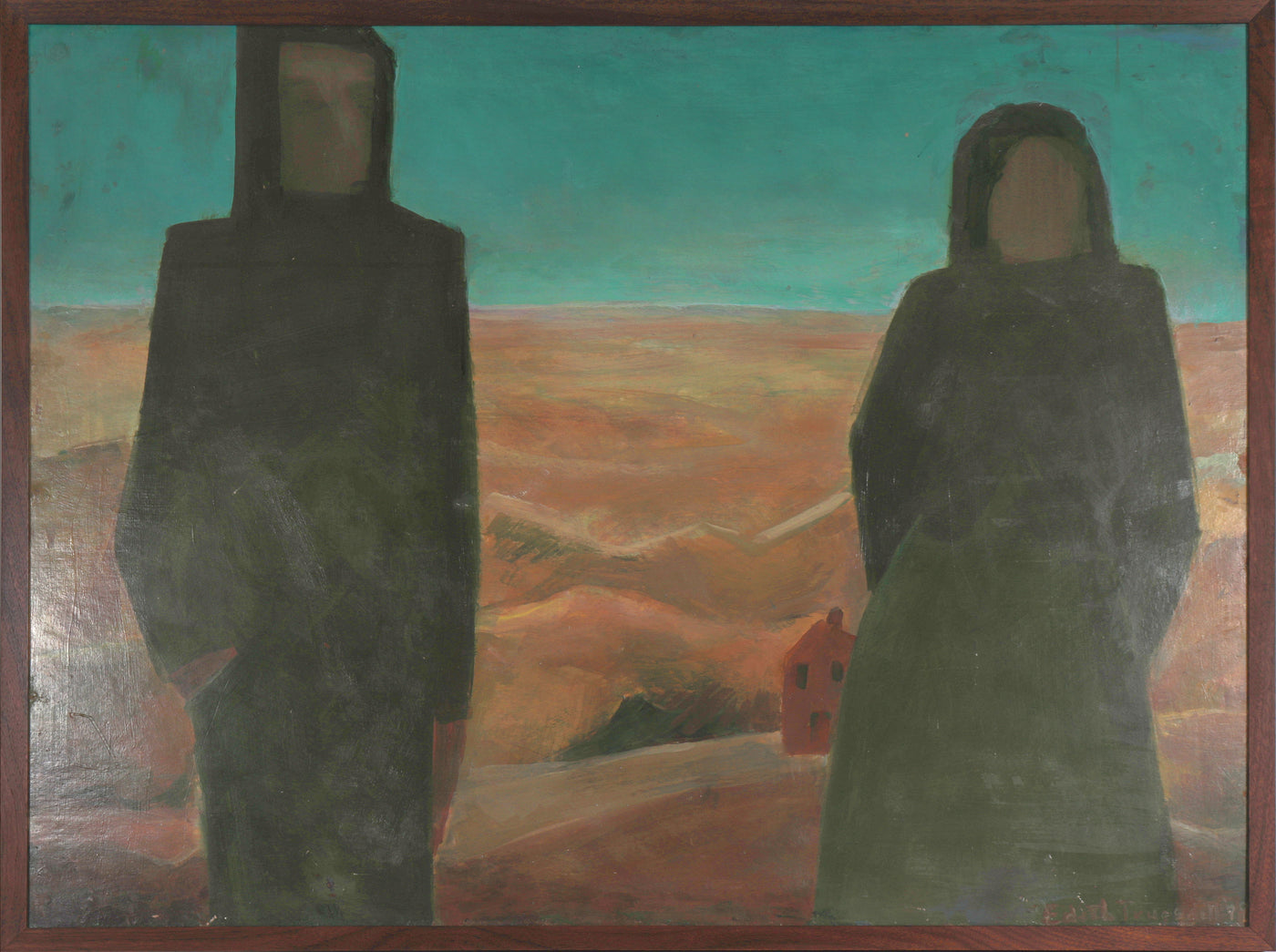 Edith Park Truesdell | "Spruce Forest" | 1982 Acrylic Landscape - Lost ...