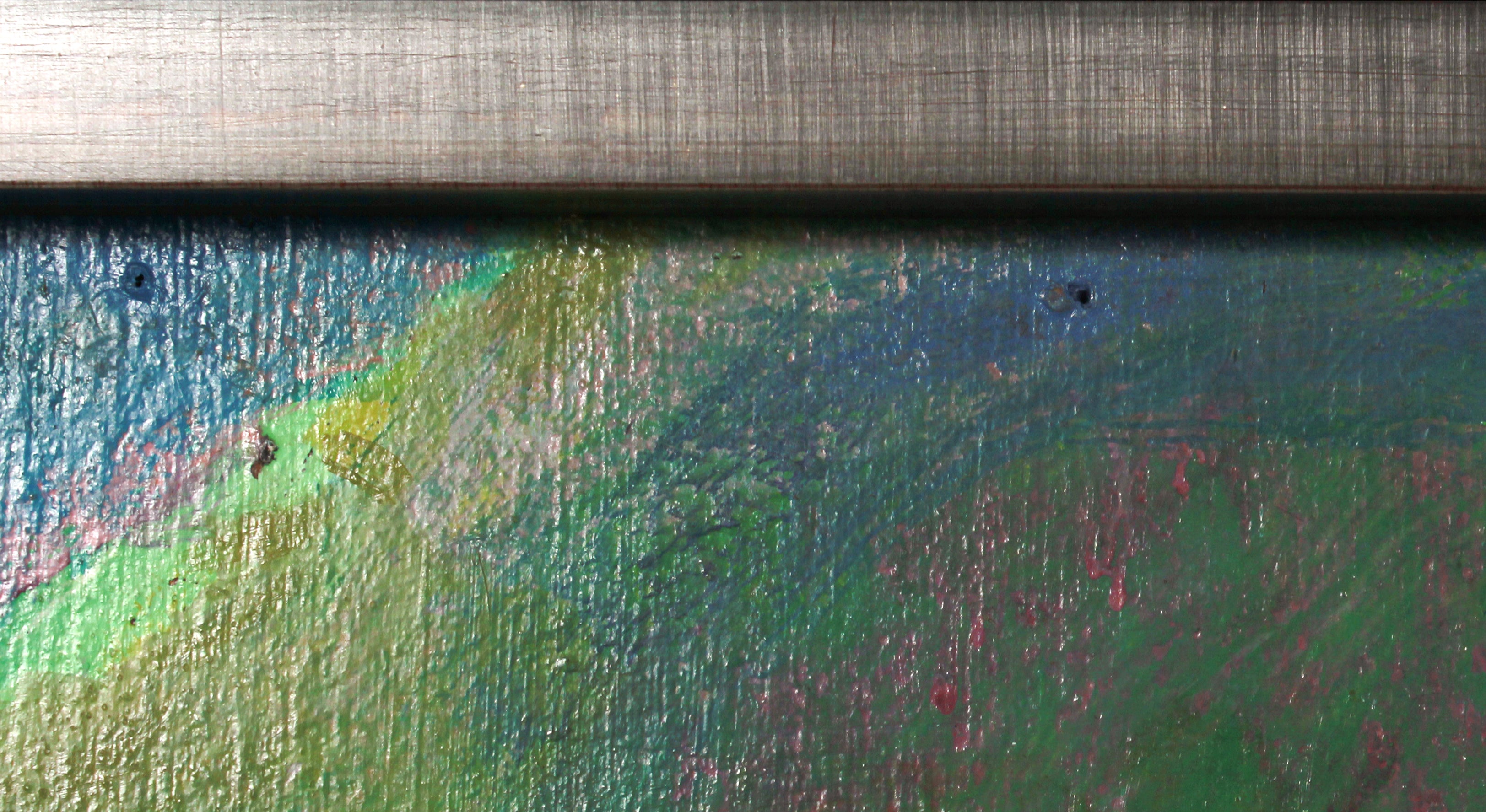 Edith Park Truesdell | Whimsical Abstracted Landscape | 1976 Acrylic ...