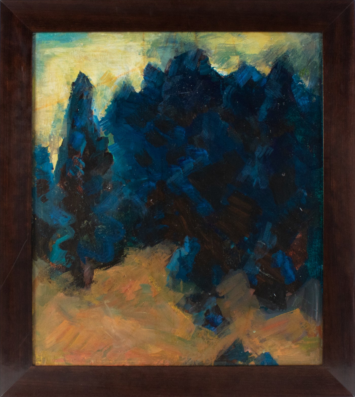 Edith Park Truesdell | "Spruce Forest" | 1982 Acrylic Landscape - Lost ...