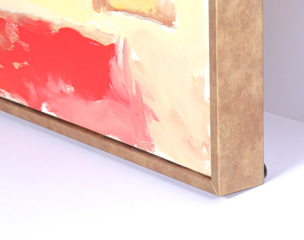 Gerald Wasserman | Color Block Abstract | Mid 20th Century Oil - Lost ...